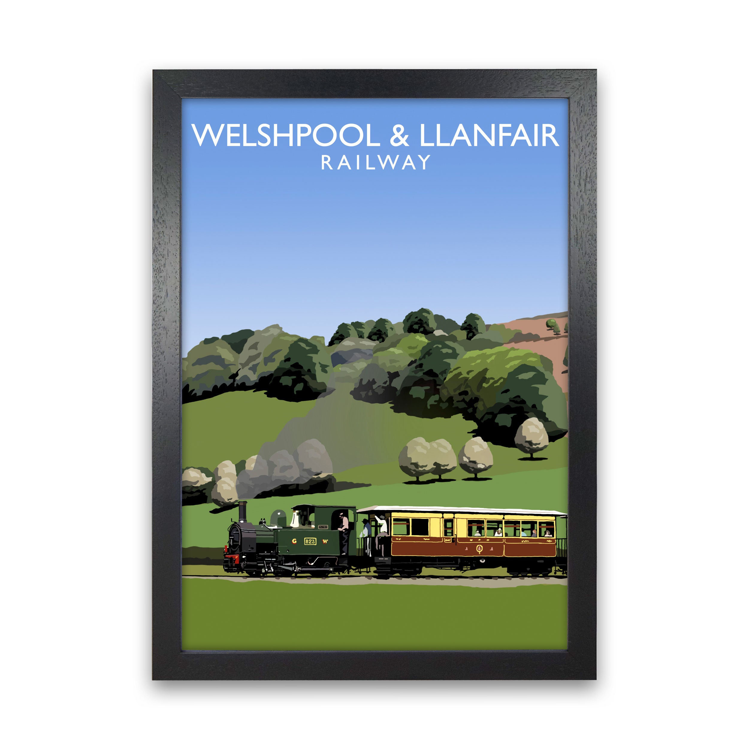 Welshpool & Llanfair by Richard O'Neill – Whistlestop Prints